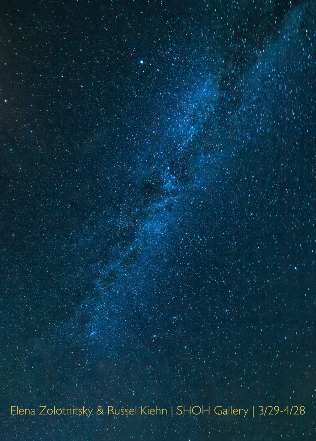 Elena Zolotnitsky in April solo and group shows